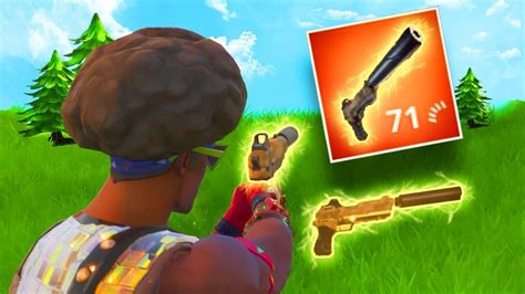 NEW LEGENDARY SILENCED PISTOL Fortnite Battle Royale YouTube