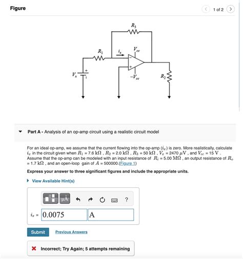Solved Part C Saturation Of A Summing Op Circuitfor Chegg