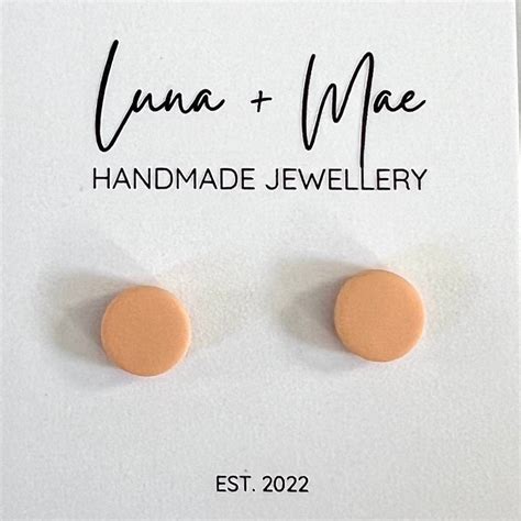 Polymer Clay Tiny Stud Single 6 The Grace Collection Australia