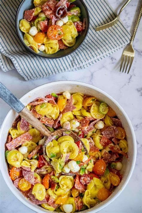 Italian Tortellini Pasta Salad Recipe Jawns I Cooked