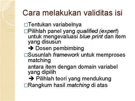 Validitas Reliablitas Kuesioner Distribusi Data Hapsah Uji Validitas