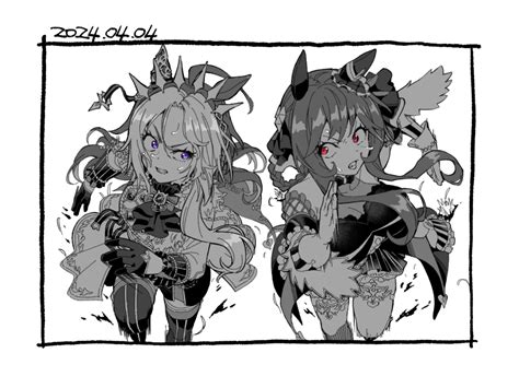 Gentildonna And Orfevre Umamusume Drawn By Okachi Danbooru