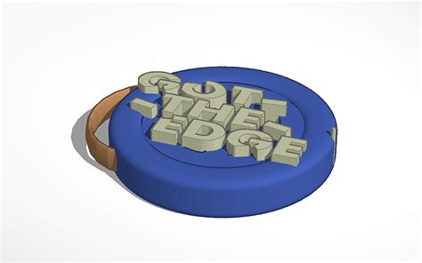 3d Design Tyre Keychain Tinkercad