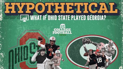 What If Ohio State Played Georgia Today Hypothetical Computer Model Preview College Football