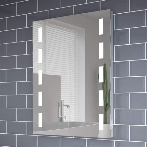 Pebble Grey™ Lola Illuminated Led Bathroom Mirror With Shaver Socket