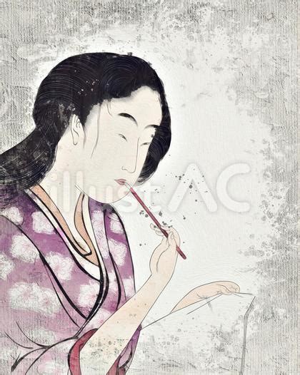 手紙を書く女性イラスト No 22328075無料イラストフリー素材ならイラストAC