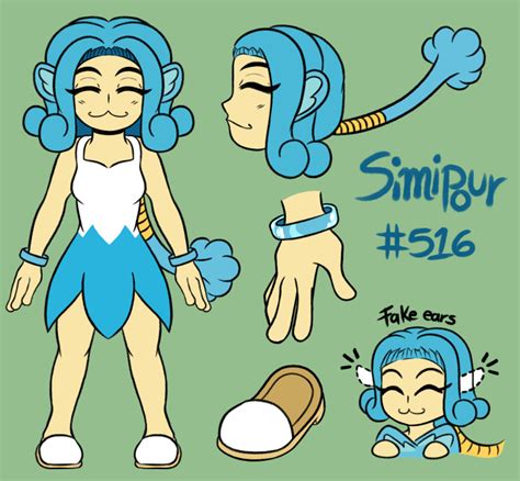 Simipour Pokemon Gijinka Ychcommishes