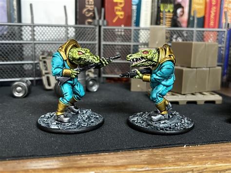Sjs Judge Gerhart And 2 Klegg Game Judge Dredd Miniatures Game R