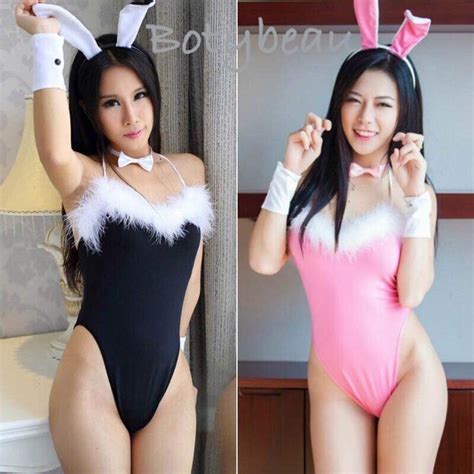 พร้อมส่ง ชุดกระต่าย ชุดบันนี่ คอสเพลย์ Cosplay ชุดนอนไม่ได้นอน บอดี้