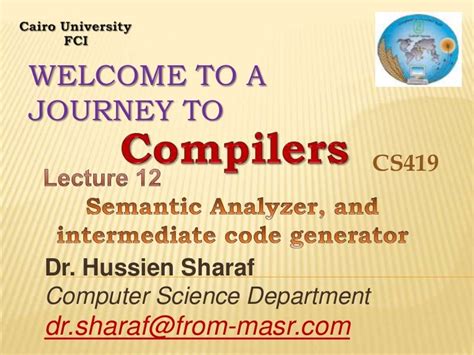 Cs419 Lec12 Semantic Analyzer