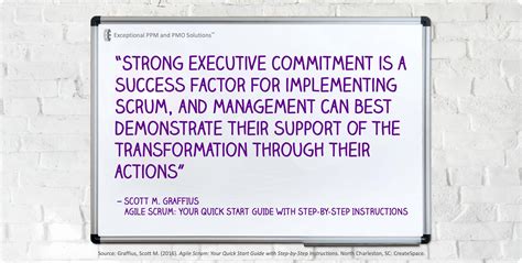Agile Scrum Guide On Twitter Strong Executive Commitment Is A Success Factor For Implementing