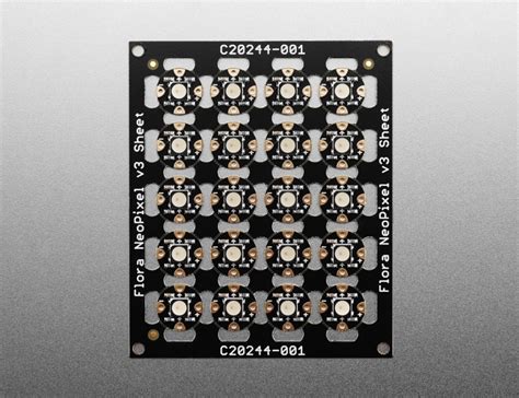 NEW PRODUCT Flora RGB Smart NeoPixel Version Sheet Of Adafruit Industries Makers