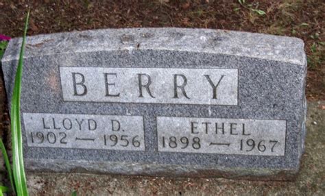 Lloyd D Berry 1902 1956 Find A Grave Memorial