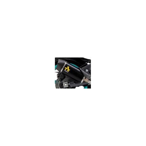 Silencieux INDY RACE ARROW AKN Aluminium Dark Noir Embout Carbone Pour Kawasaki Ninja