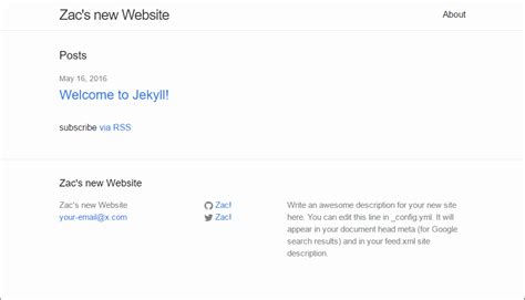 How To Create Your Own Website With GitHub And Jekyll
