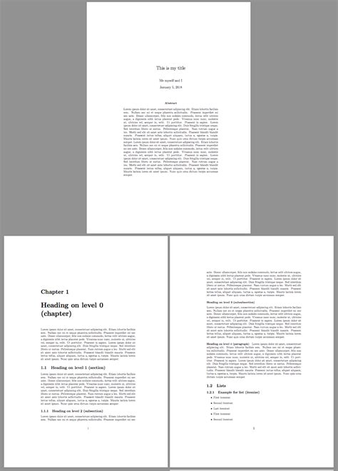 Title And Abstract Together On The First Page Of A Report TeX LaTeX Stack Exchange