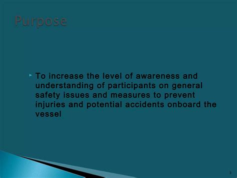 Safety Awareness Training Program Ppt