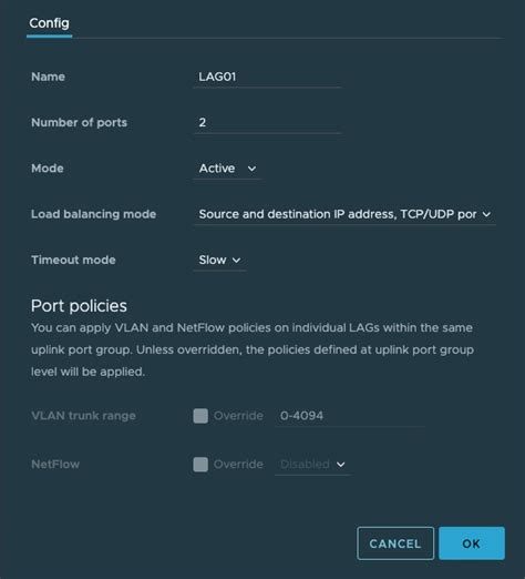 Vsphere Distributed Switch Via Lacp Ans Datacenter Anbinden