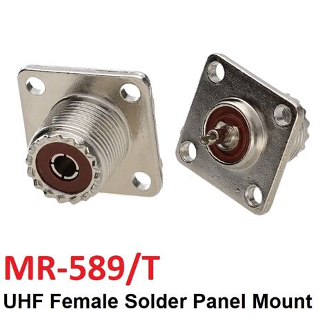 Mr 586t Uhf Chassis Mount Socket Pl 259 Rf Coaxial Solder Terminal