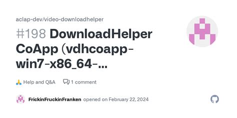 downloadhelper coapp vdhcoapp win7 x86 64 installer exe has a virus