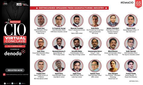 Elets Cio On Linkedin Cio Eletscio Virtualevent Conference