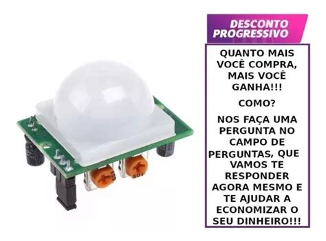 Módulo Sensor Presença Movimento Pir Hc Sr501 Para Arduino Mercadolivre