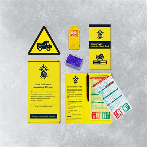 Dumper Truck Inspections Weekly Checklist Kit