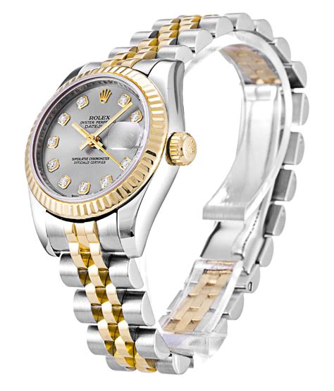 Super Clone Lady Datejust 179173 26mm Silver Dial Two Tone