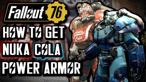 Fallout 76 How To Find Nuka Cola Power Armor Plans Youtube