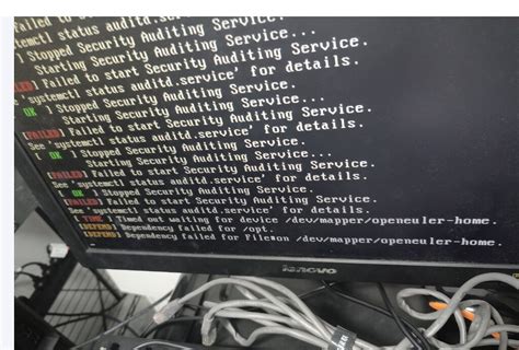 启动失败：failed To Start Security Auditing Service，有遇到这个问题的吗 Other 其他技术问题