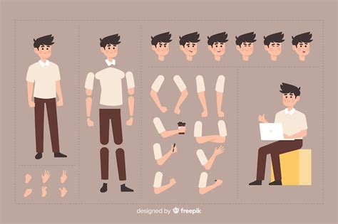 남자 캐릭터 이미지 Freepik에서 무료 다운로드