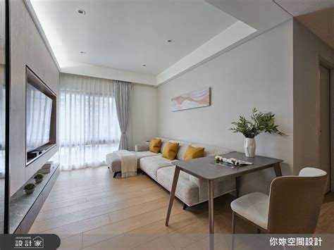 開箱新婚夫妻的現代風小宅！活動式軟裝穿透隔屏，兼顧機能與開闊感－設計家 Searchome