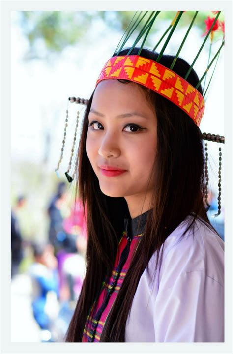 Beautiful Mizo Girls In Their Proud Mizo Traditional Dress Times Of Mizoram