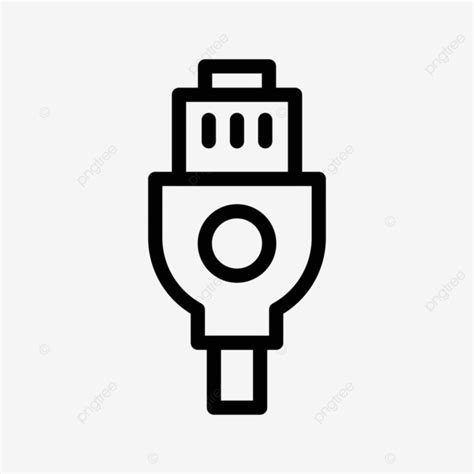 Connector Cord Symbol Connection Vector Cord Symbol Connection Png And Vector With