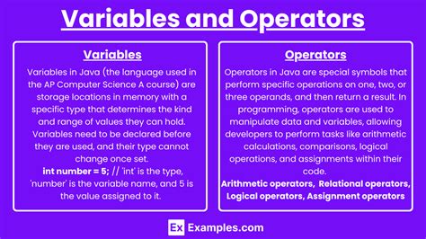Unit 14 How Variables And Operators Are Sequenced And Combined In An Expression To Create A