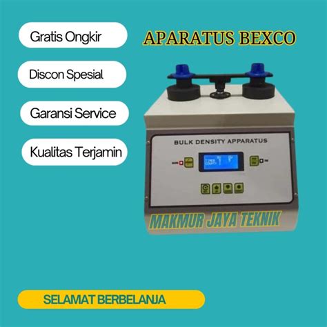 Jual Digital Bulk Density Meter Apparatus Bexco Ukur Densitas Bulk
