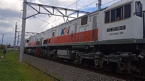 Double Traksi Kereta Api GBMS YouTube