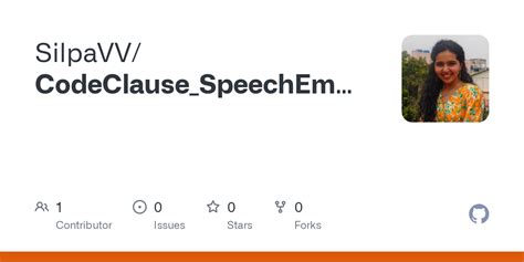 Github Silpavvcodeclausespeechemotionrecognition