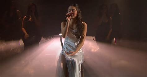 Watch Olivia Rodrigo Perform Cant Catch Me Now On Colbert Our Culture