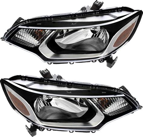 Amazon For Honda CRV EX EX L Headlights Lamps Set 2015 2016 Halogen Driver And Passenger