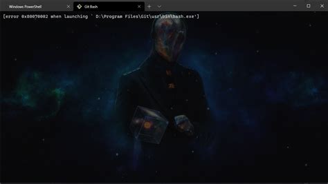 Git Bash Profile Results In Error Issue Microsoft Terminal GitHub