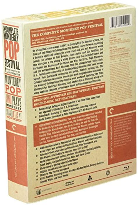 Pre Owned The Complete Monterey Pop Festival Criterion Collection