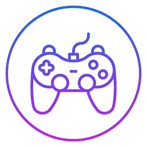 Premium Vector A Blue And Pink Picture Of A Controller With A Purple And Blue Circle Around It