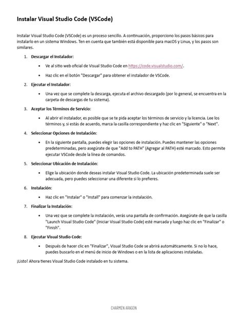 Instalar Visual Studio Code Python Pdf