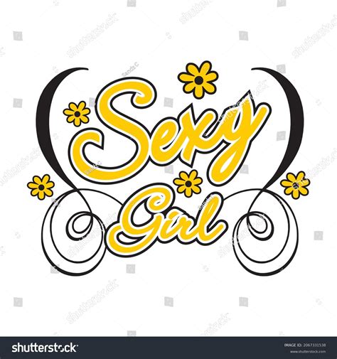 Sexy Girl Vector Illustration Editable Girl Stock Vector Royalty Free