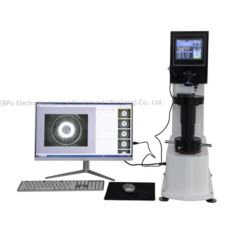 manual turret touch screen hardness tester with automatic loading