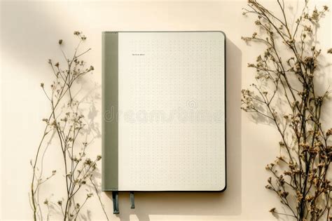 planner layout with subtle grid lines showcasing minimalist design for