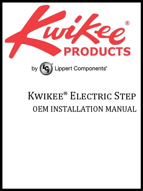 Kwikee Step Manual Pdf Voltage Switch