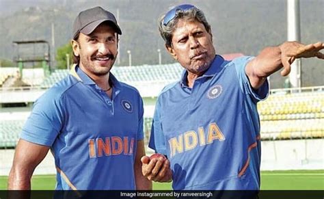 Ranveer Singh And Kapil Dev On The Sets Of 83 Becoming The Hurricane
