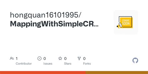 Github Hongquan Mappingwithsimplecrud